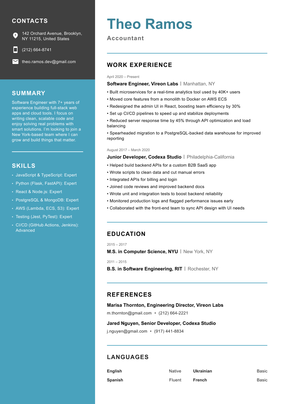 Create a Resume Your Way - Online Resume Builder